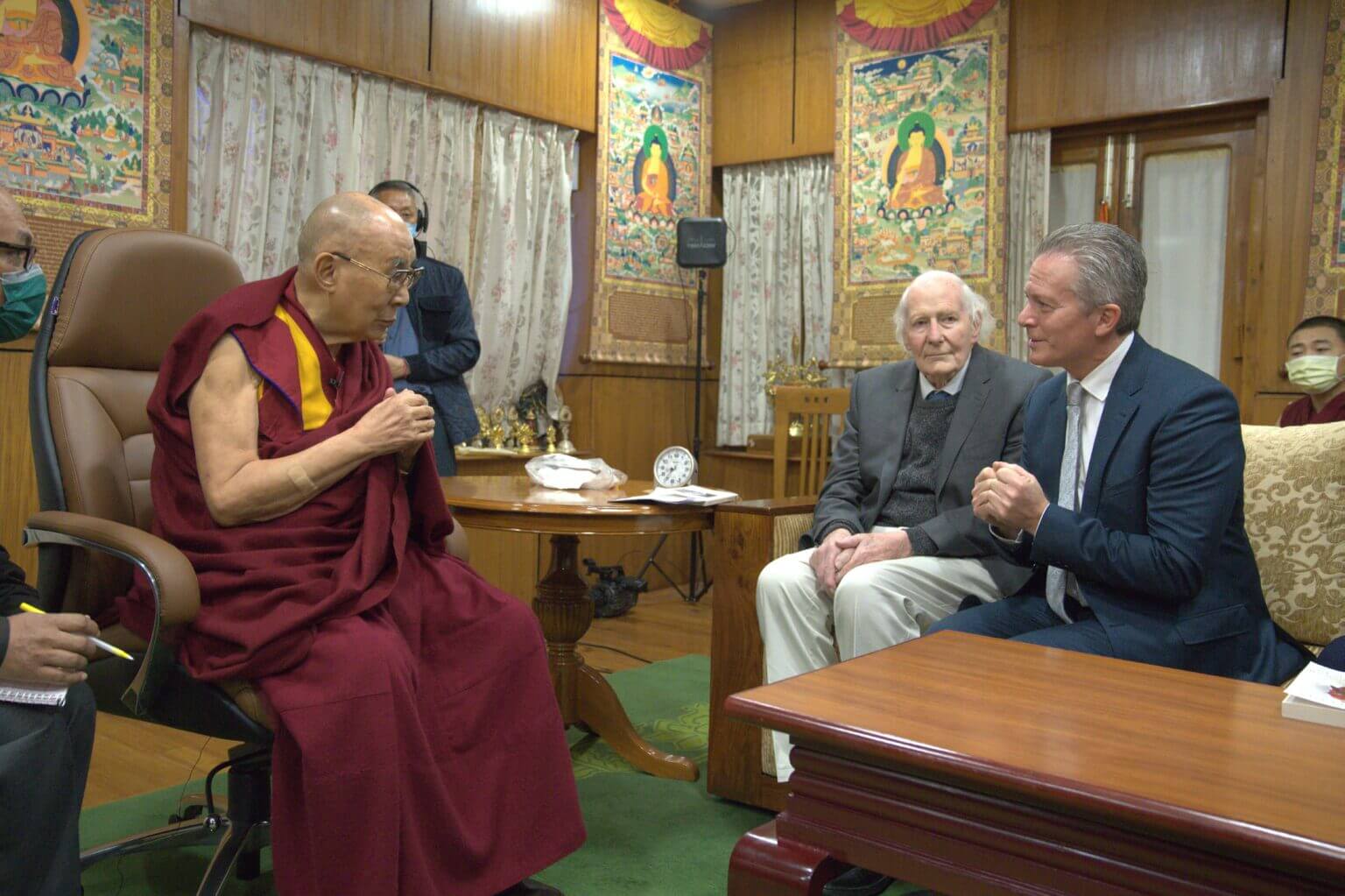 Dr. Hans Keirstead Meets With His Holiness the Dalai Lama